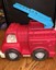 Battat Unisex Kids Red With Blue Ladder Plastic Fire Engine Truck Used ...