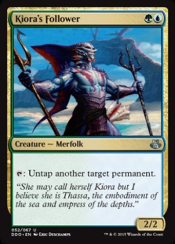 Kiora's Follower - Duel Decks: Elspeth vs. Kiora #052/067 MTG Magic The ...