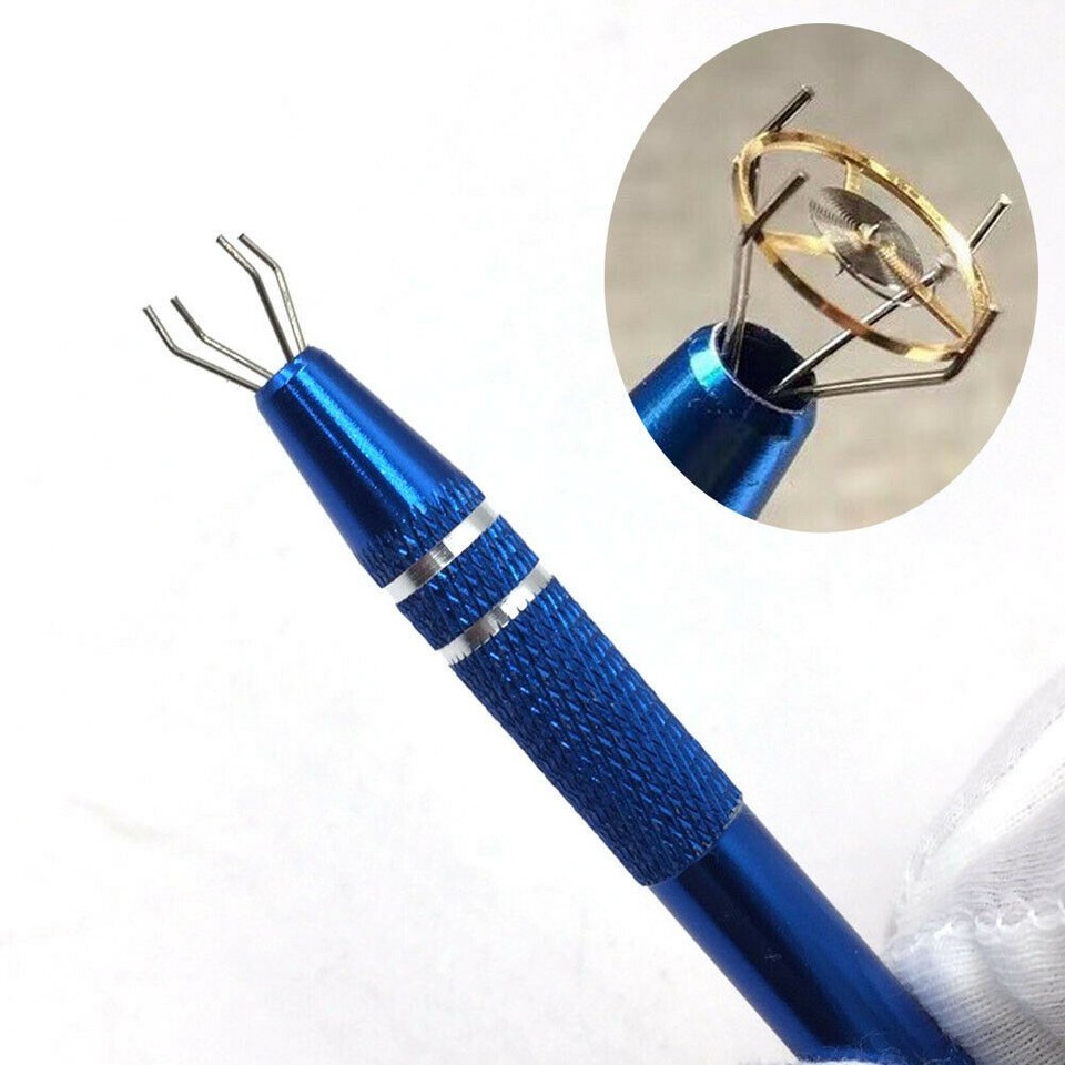 4-Fork 11.8cm Holding Watch Balance Wheel Clamp Pin Vise Watch ...