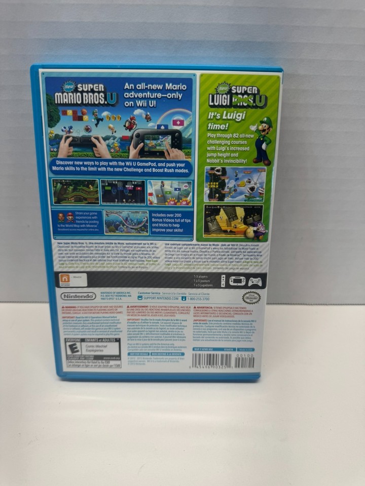 Super Mario Bros. U with New Super Luigi U. (Nintendo Wii U) Tested | eBay