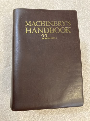Vintage 1984 Machinery's Handbook 22nd Edition | eBay