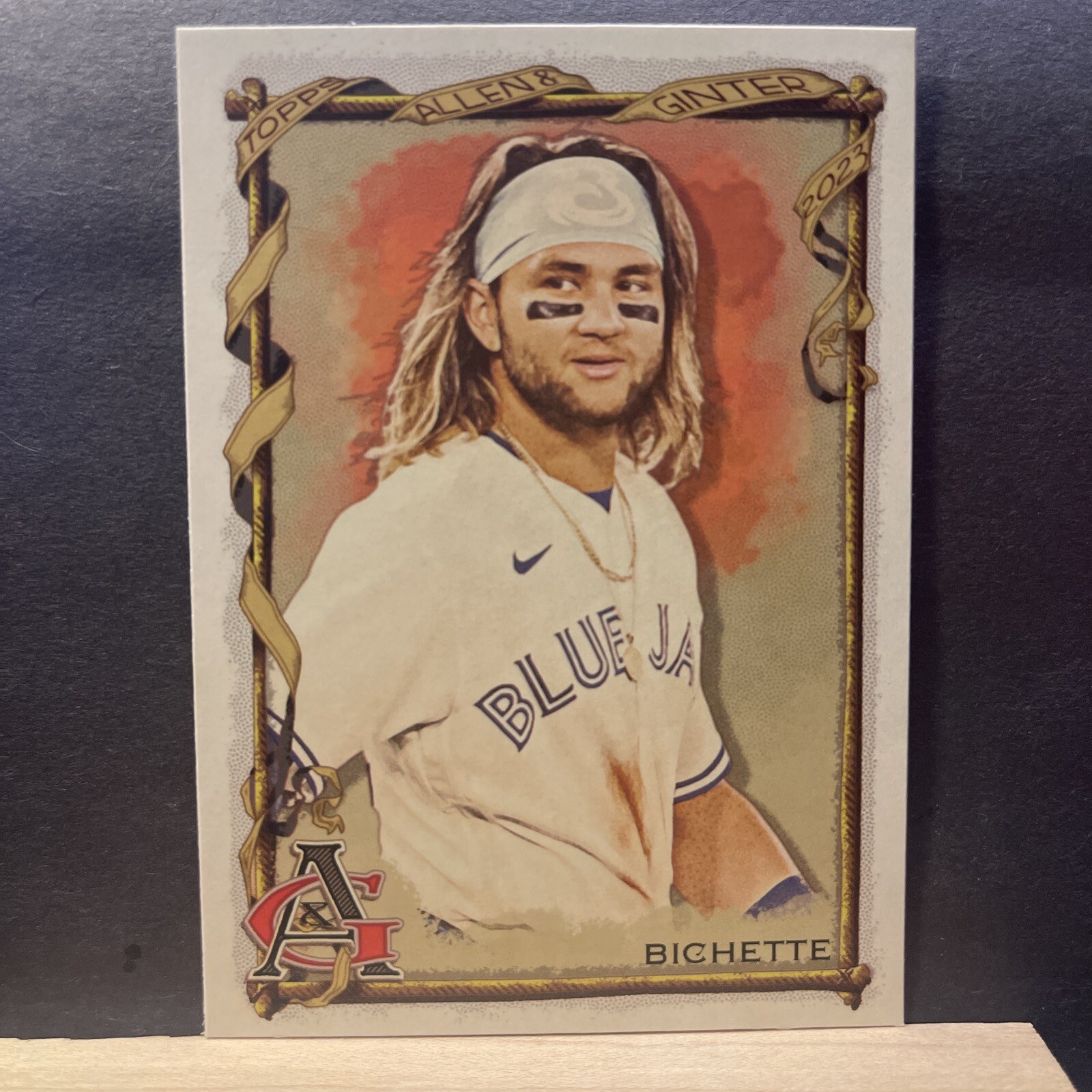 2023 Topps Allen Ginter Base Short Print 376 Bo Bichette Toronto Blue ...