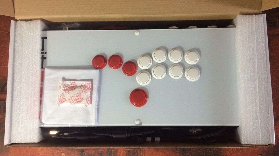 HITBOX Leverless Game Controller - White - Hit Box 635983898339 | eBay