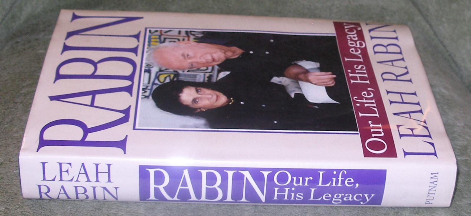 RABIN: Our Life, His Legacy by Leah Rabin 1997 HC/DJ 1st Ed 1st Print ...