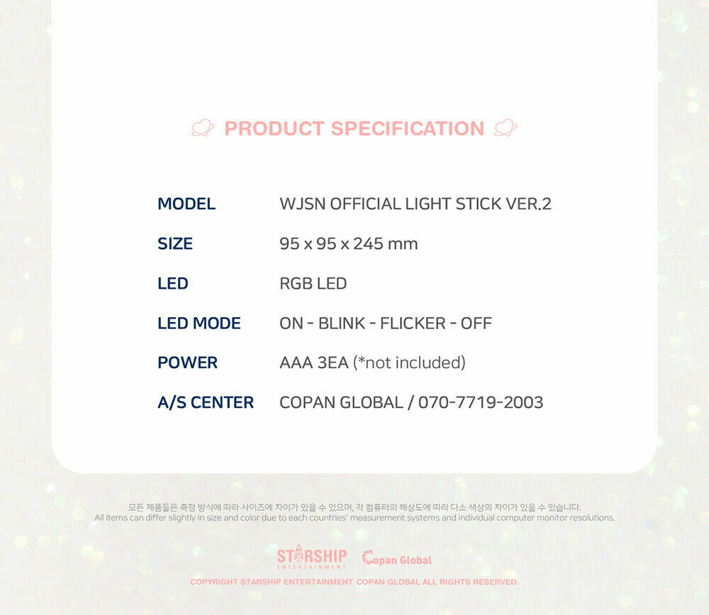 WJSN/UJUNG OFFICIAL LIGHT STICK VER.2 (with Strap,Tracking Code) GOODS ...