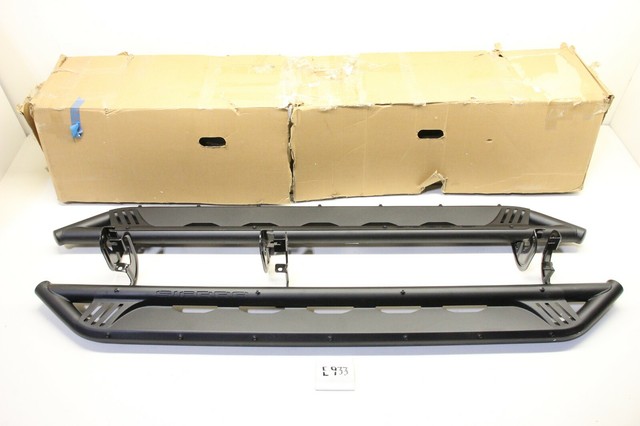 OEM GMC Sierra Double Cab 2019-2022 Black AT4 Sport Side Steps pair ...