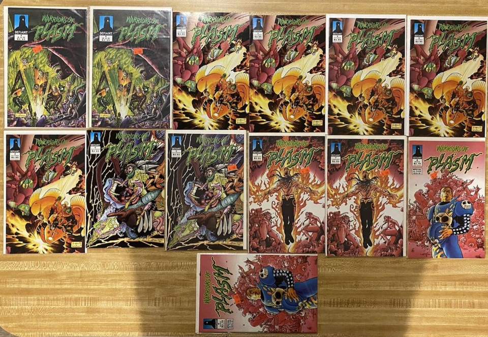 DEFIANT COMICS LOT OF 25 COMICS - WARRIORS OF PLASM GOOD GUYS 1990'S | eBay