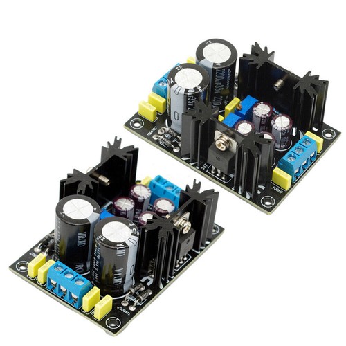 LM317/LM337 Adjustable Regulated Power Supply Board AC-DC 0-28V Kit ...
