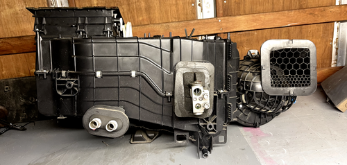 VW T5 T5.1 2003-2015 Heater Matrix with A/C Blower Motor Housing ...