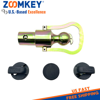 GNXA2062 Ball & Safety Chain Kit for Ram Underbed Gooseneck Trailer ...