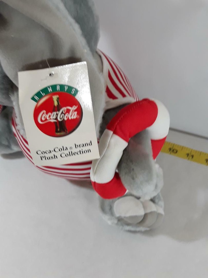 Coke Coca Cola Plush 10" Elephant Swim Suit Play By Play Stuffed Animal ...