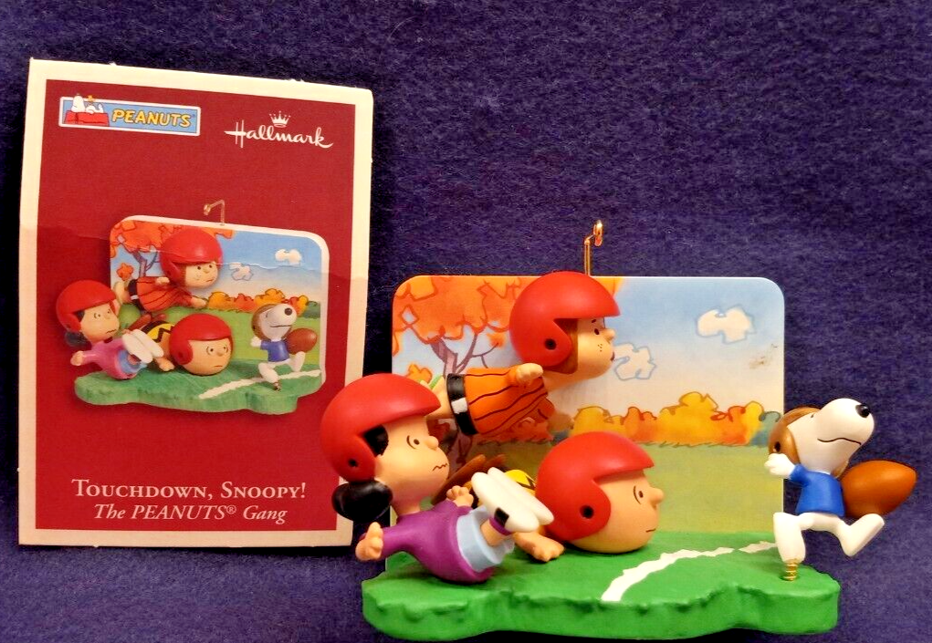 Hallmark Keepsake Ornament 2005 Touchdown Snoopy! The Peanuts Gang | eBay