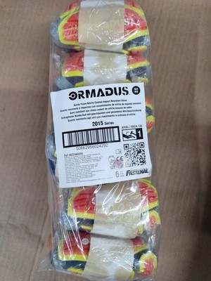 Impact Resistant Work Gloves Ormadus 6 Pairs Sandy Foam Nitrile Coated ...