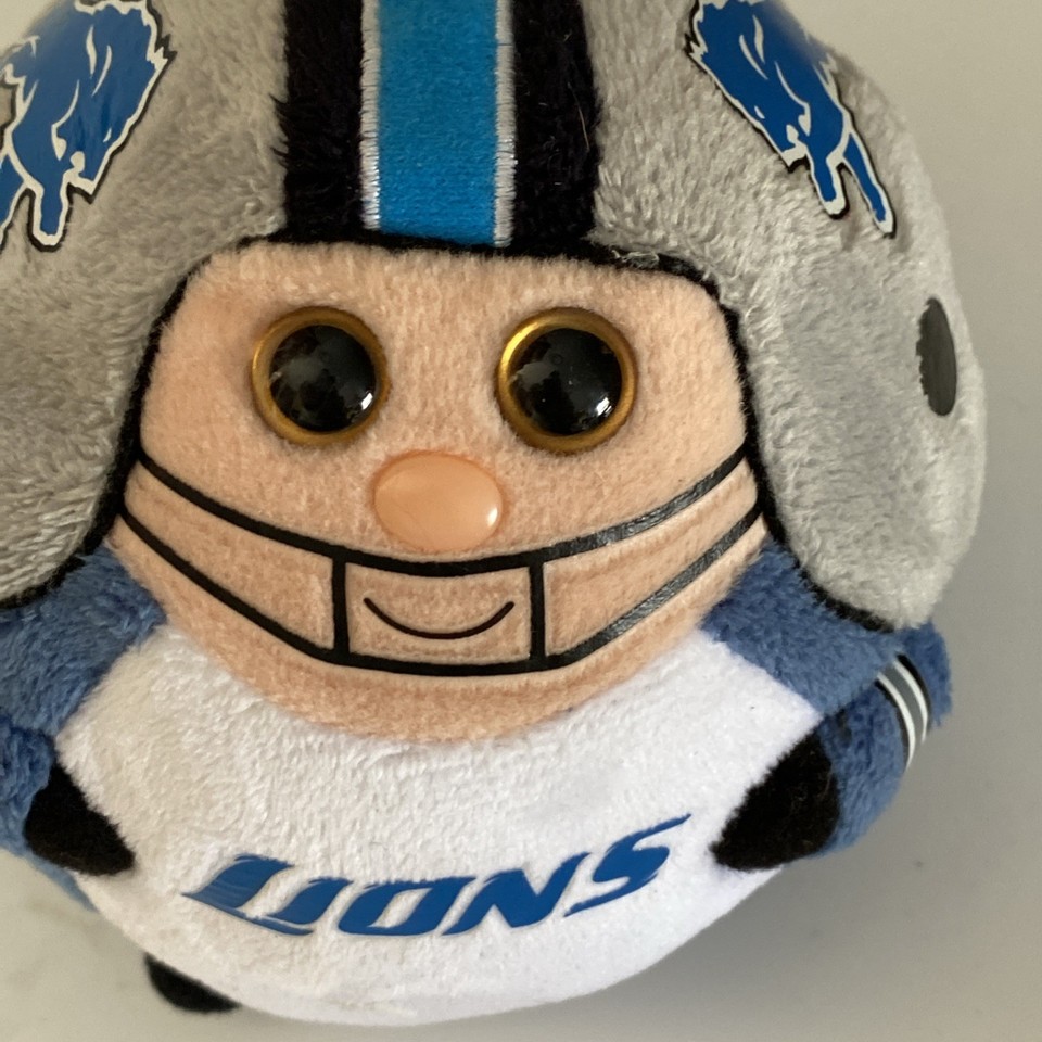 Detroit Lions Plush Stuffed Animal Toy 4" TY Football Player Toss Toy ...