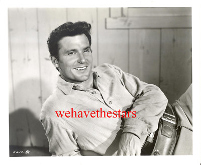 Vintage Keith Larsen SEXY QUITE HANDSOME '57 BADMEN Publicity Portrait ...