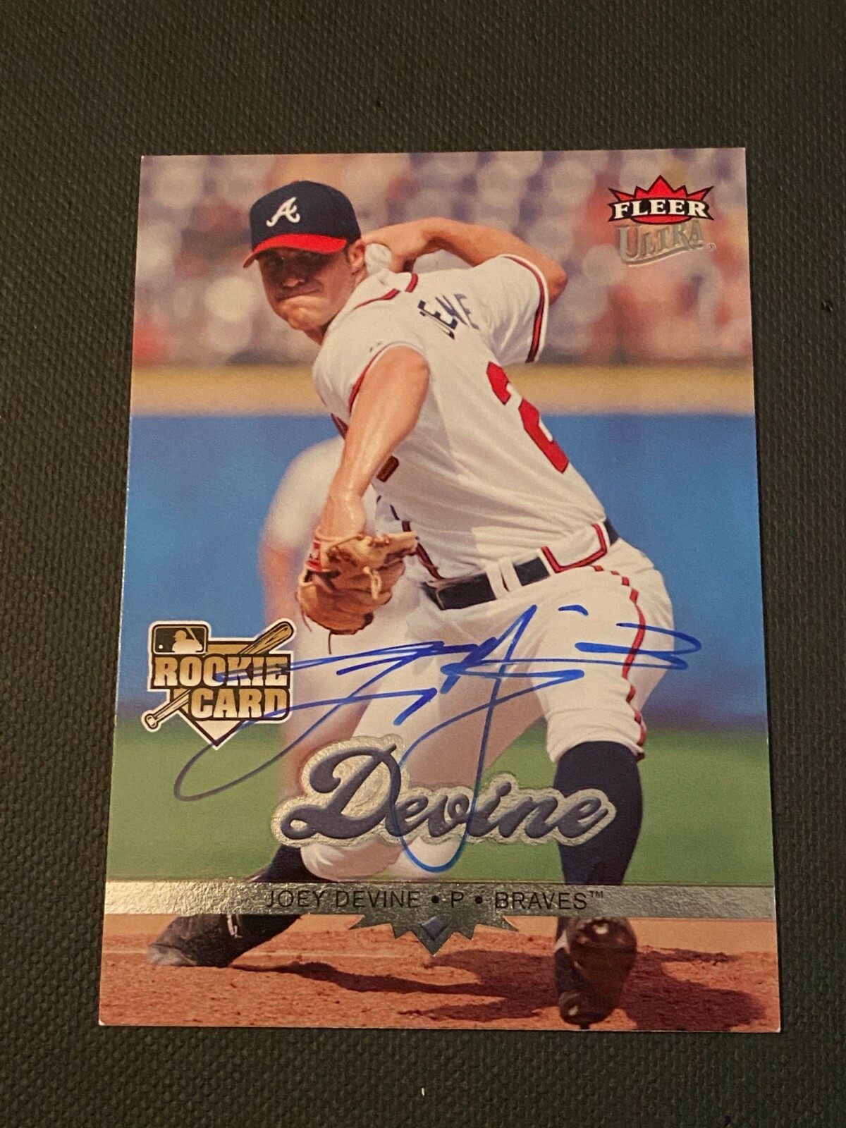 Joey Devine Signed 2006 Fleer Ultra Card Auto Atlanta Braves Autograph ...
