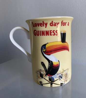 Official Cream Guinness ‘Lovely Day for a Guinness’ Logo Mug In VGC ...