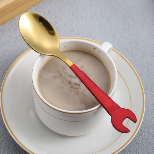 1 Set Ice Cream Spoon Anti-rust Souvenir Stainless Steel Dessert Scoop ...