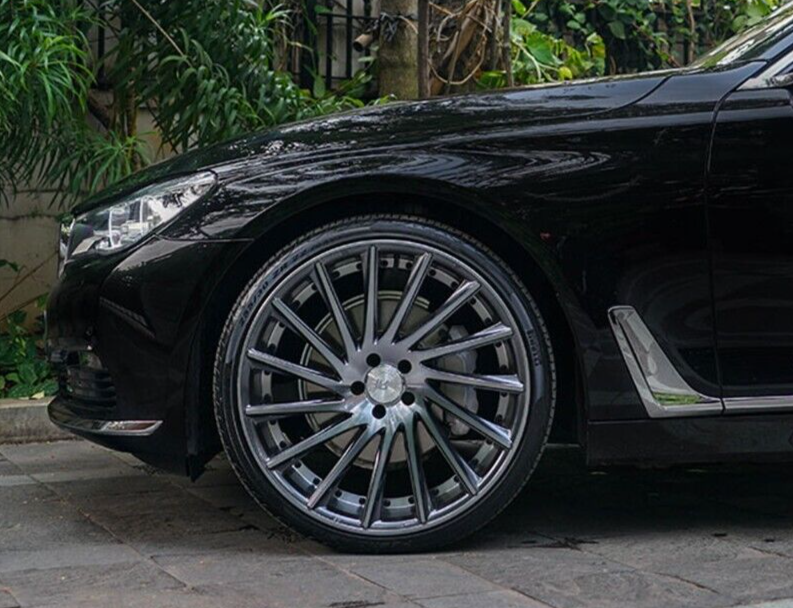 22" Road Force RF 16 Gun Metal Machine wheels for BMW 7 Series G11 G70 ...