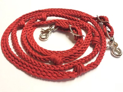 Barrel Reins red, pony reins, horse reins | eBay