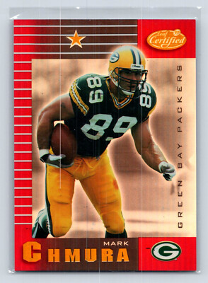 1999 Leaf Certified Mark Chmura Mirror Red #38 Green Bay Packers | eBay