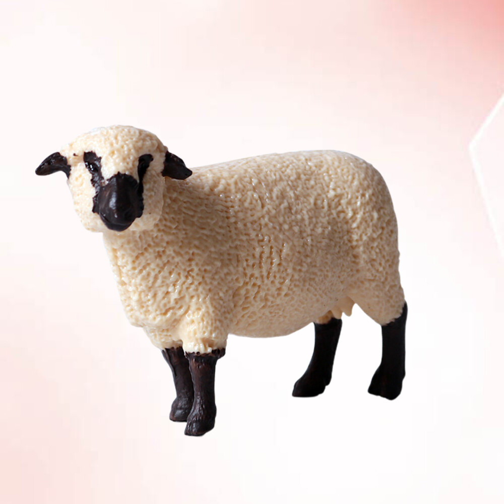 Sheep Resin Crafts Miniature Sheep Figurines Sheep Statues Farm Animals ...