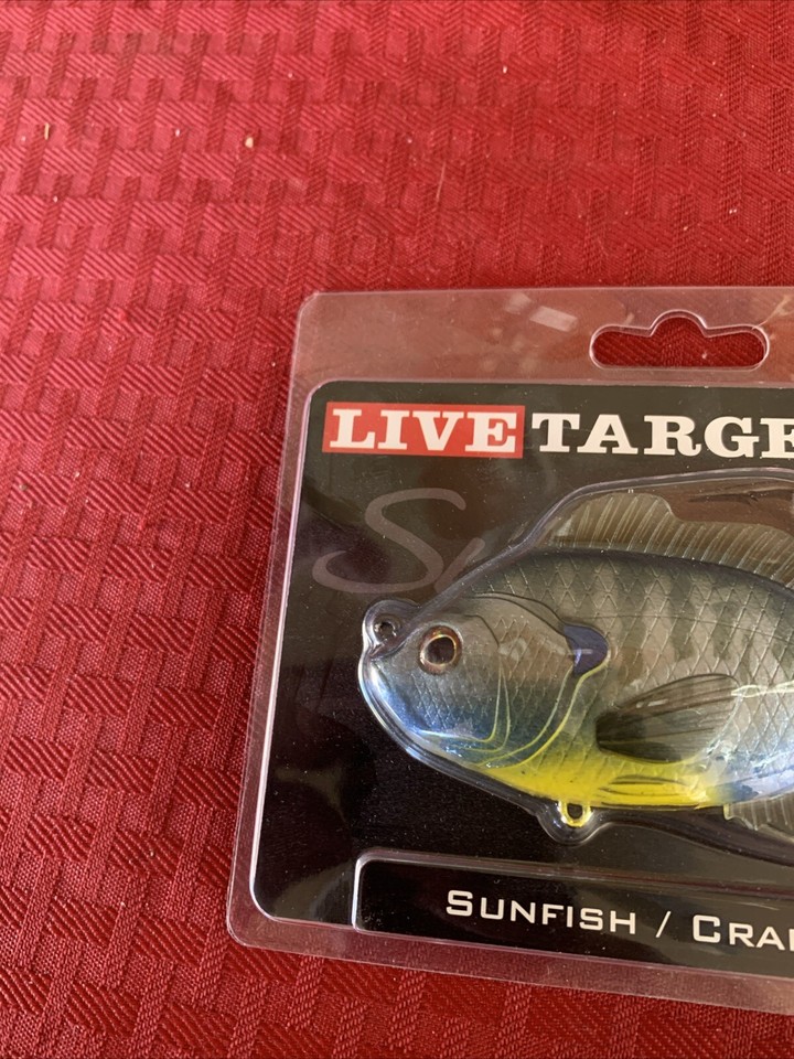 Live Target 4-1/3" Swimbait 7/8 oz SFS110MS563 Natural Bluegill | eBay