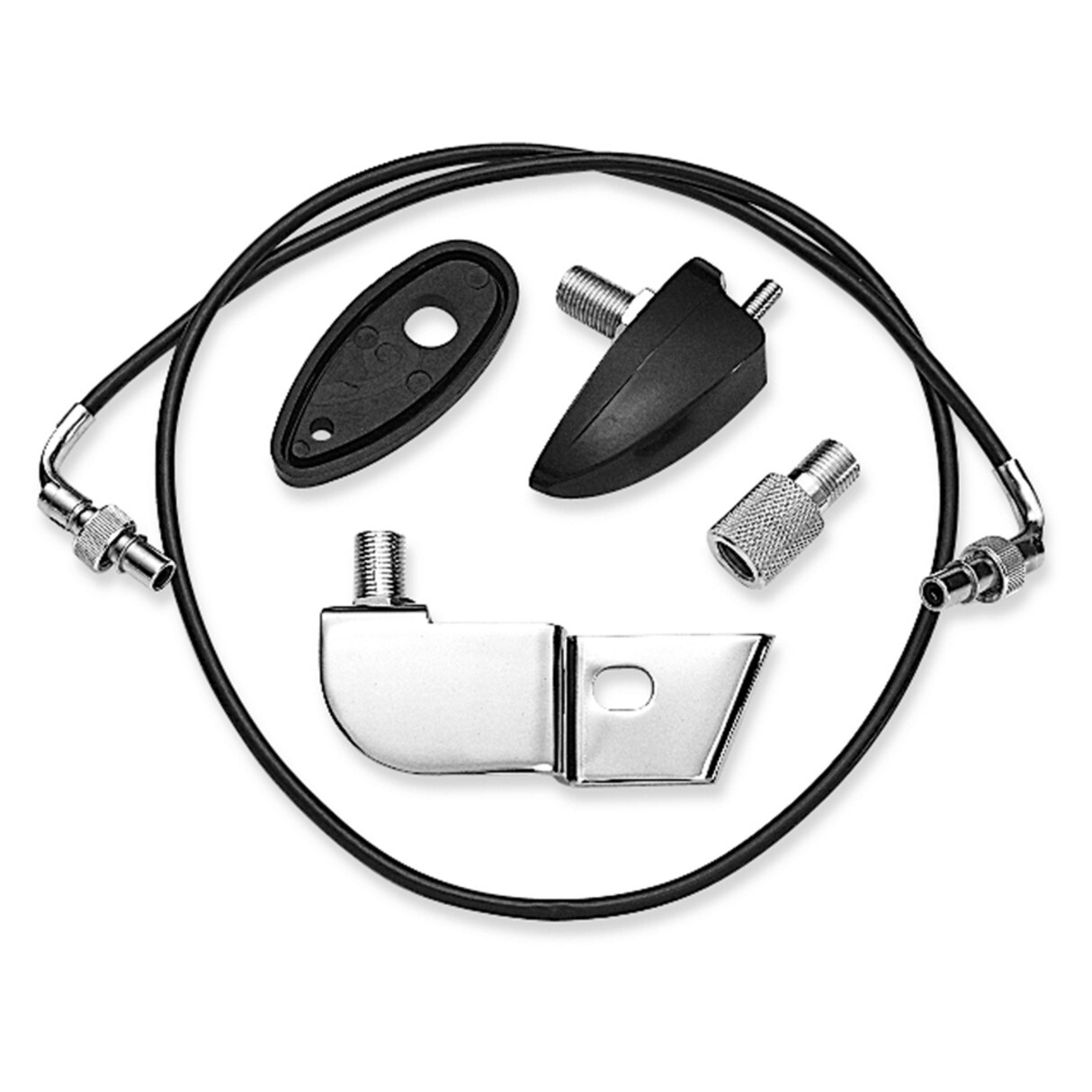 Harley Detachable Tour Pack AM FM Antenna Relocation Kit 1998- 2008 ...