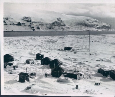 1949 Press Photo Atlas Cove Camp Heard Island 1940s Antarctica | eBay