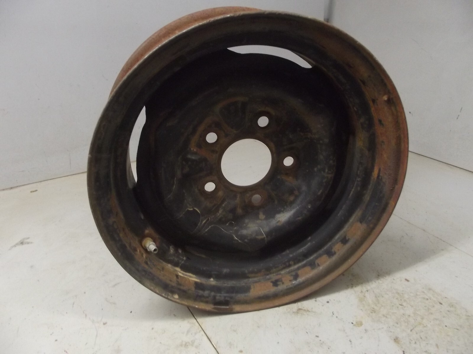 STEEL WHEEL 5 X 4 3/4" STEEL RIM 14 " CHEVROLET CHEVY 5 LUG OEM GM | eBay