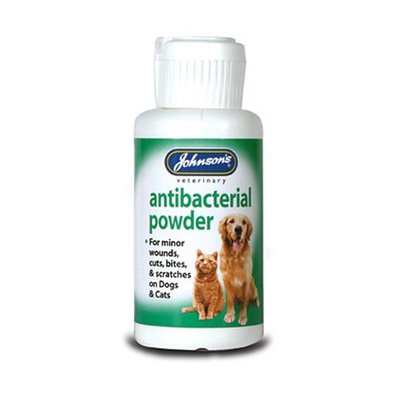 Johnsons Anti-Bacterial Antiseptic Powder for Cat & Dogs 20g for minor ...