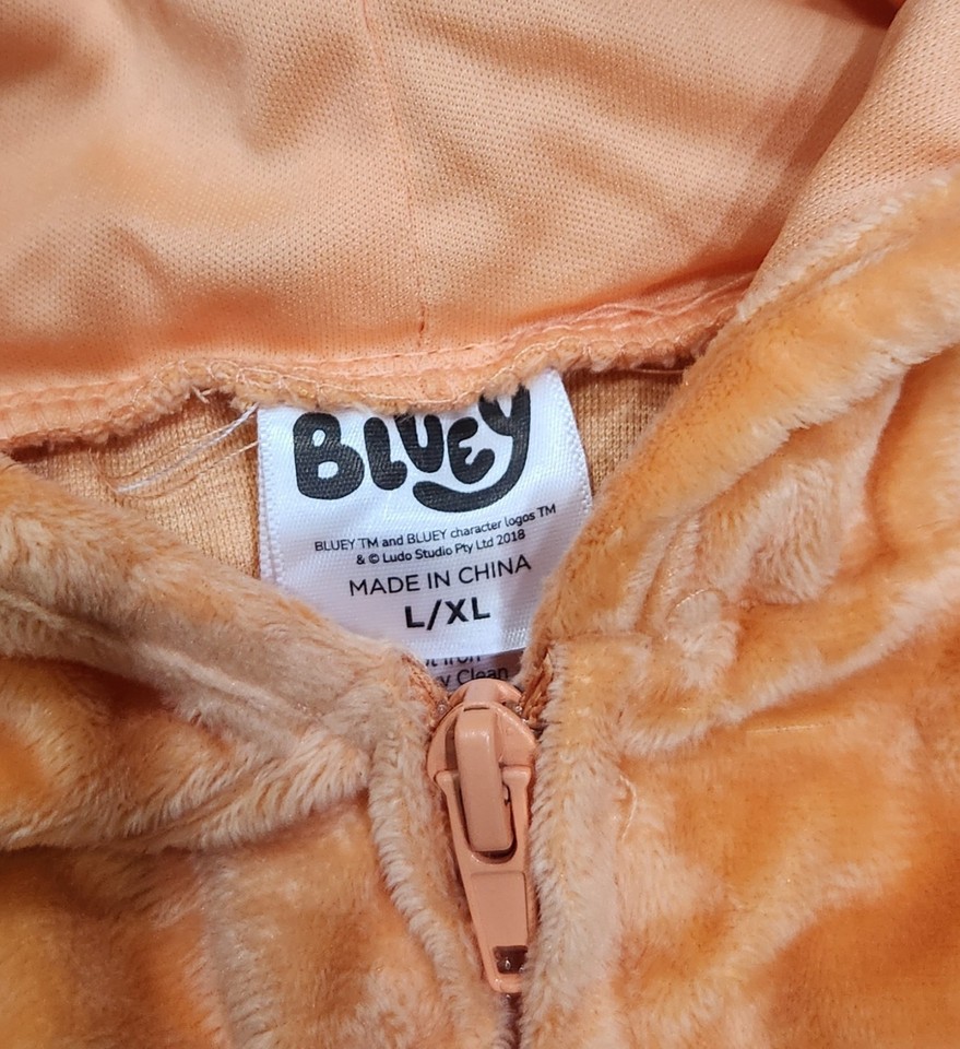 Bluey Chilli Mum Jumpsuit Costume Adult L/XL 12-16 Spirit Halloween | eBay