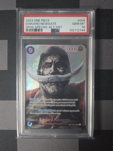 Edward Newgate SP OP04 PSA 10 One Piece Kingdoms of Intrigue OP02-004 ...