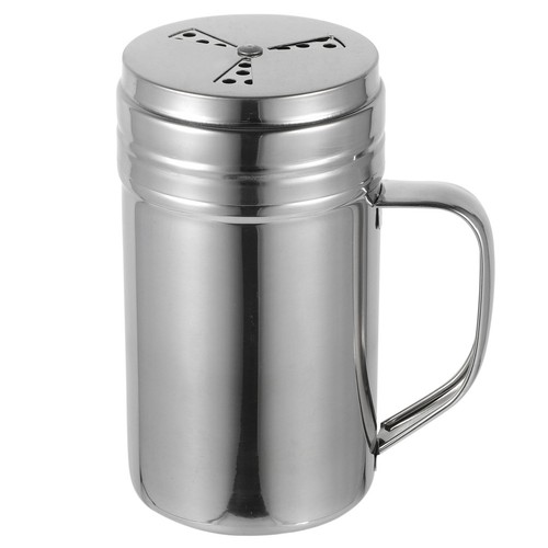 Stainless Steel Seasoning Jar Salt Shaker Dispenser Spice Storage ...