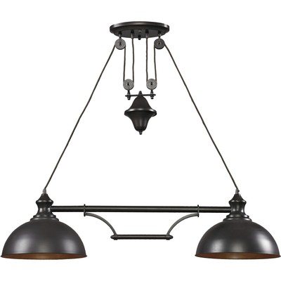 Decovio 14619-OB2 Macungie Linear Chandelier Ceiling Light | eBay