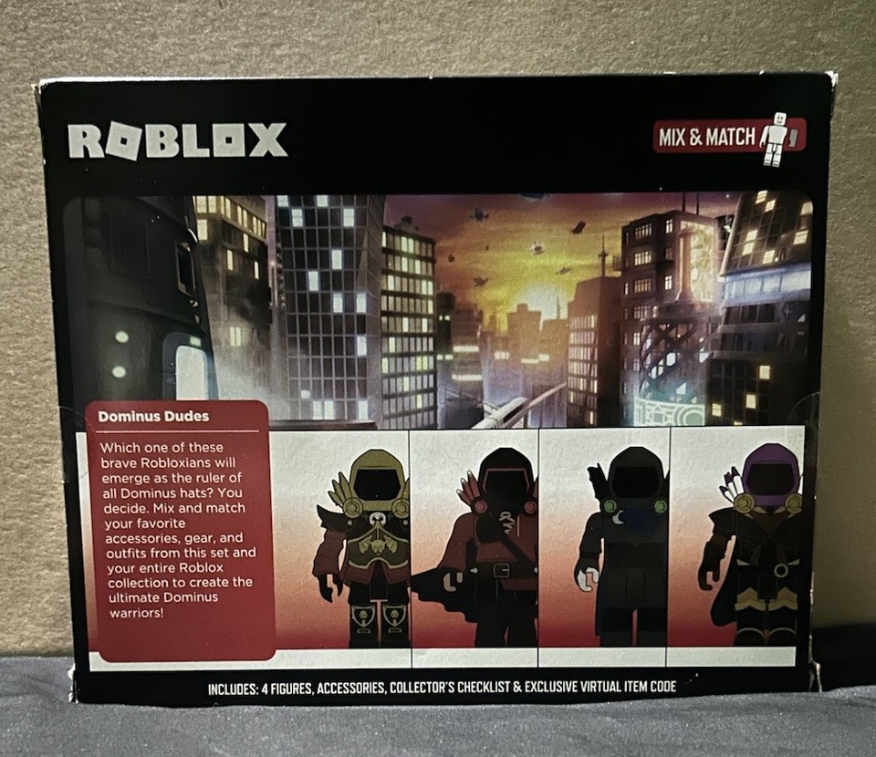 Roblox Dominus Dudes 12-Piece Toy Figure Set (code included) | eBay