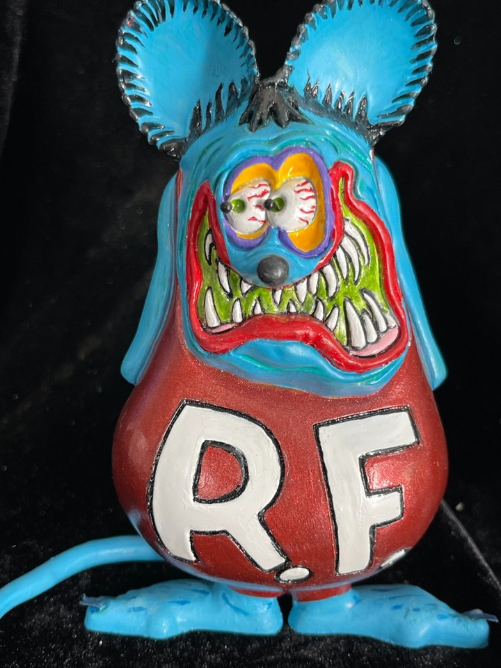 2001 Rat Fink Model Kit With Mid 70s Box /Kids Bank Auto Shop Vintage ...