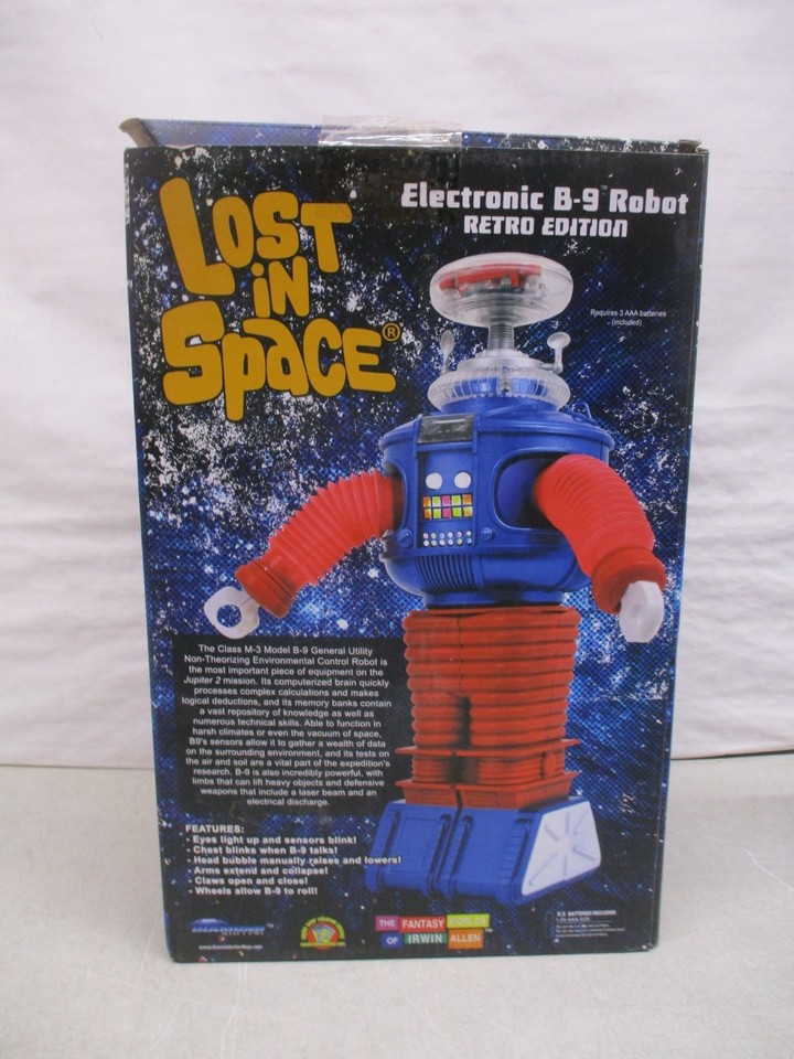 2015 Diamond Select Toys Lost in Space Electronic B-9 Robot Retro ...