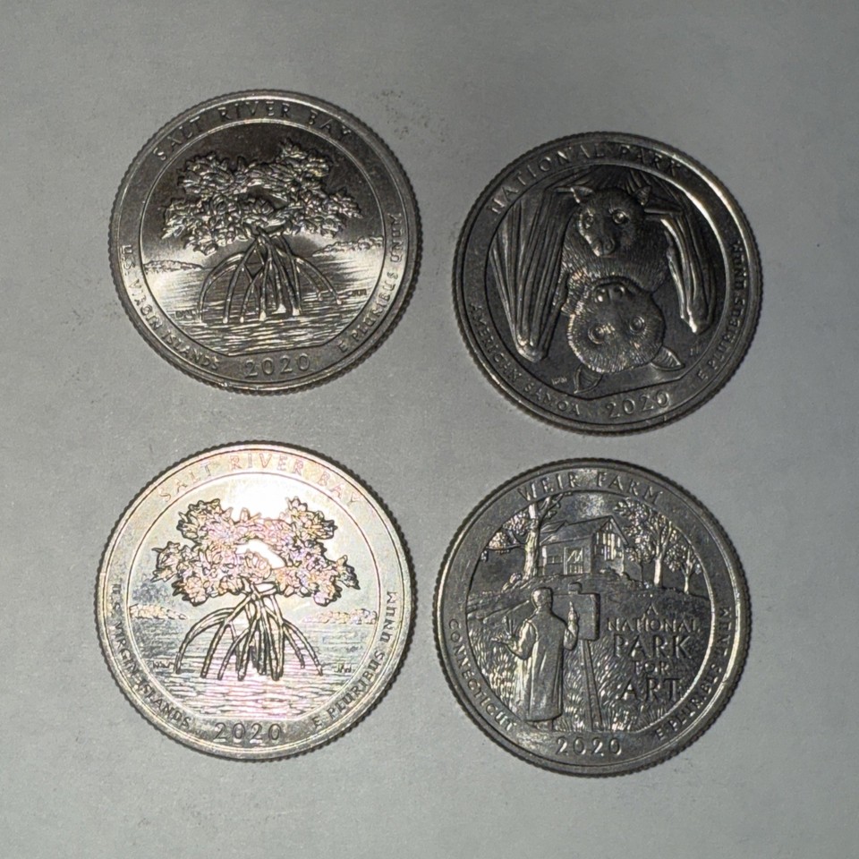 4 2020-W Quarters with V75 Privy Mark - Free Shipping Lot C | eBay