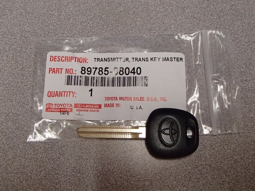 NEW OEM TOY44G-PT 89785-08040 Toyota Transponder G Chip Key Uncut ...