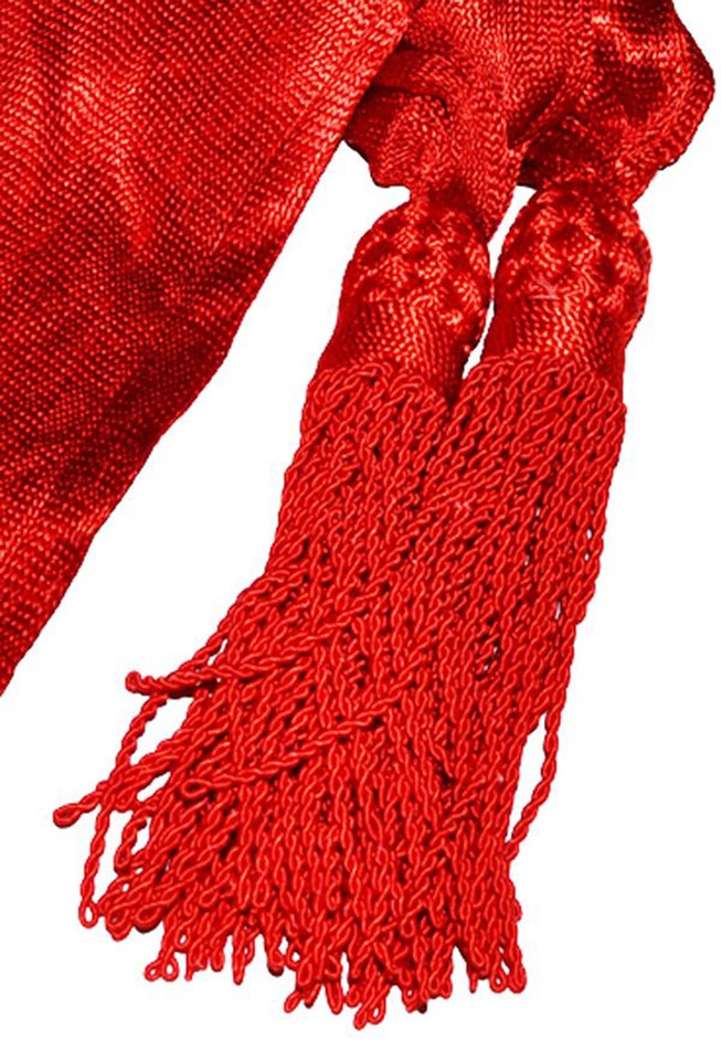 American Civil War Union Or Confederate Reproduction NCO Red Silk Sash ...