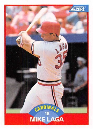 1989 Score #536 Mike Laga NM-MT Cardinals | eBay