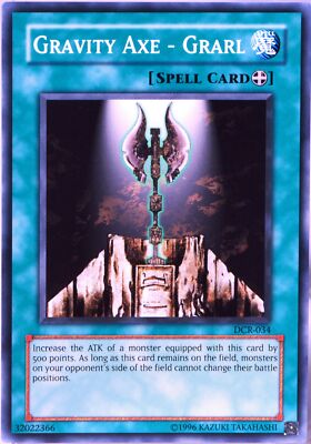 carte YU-GI-OH DCR-034 Gravity Axe - Grarl NEUF | eBay