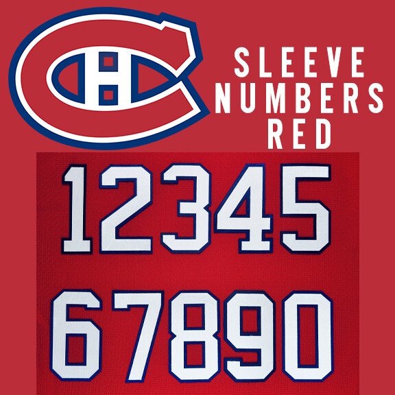 NHL Montreal canadiens numbers & names kit | eBay