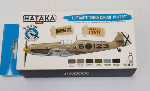 Hataka Hobby BS32 Luftwaffe " Legion Condor " Paint Set | eBay