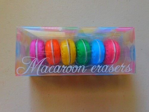 Colourful Macaroon Erasers 6pk | eBay Australia
