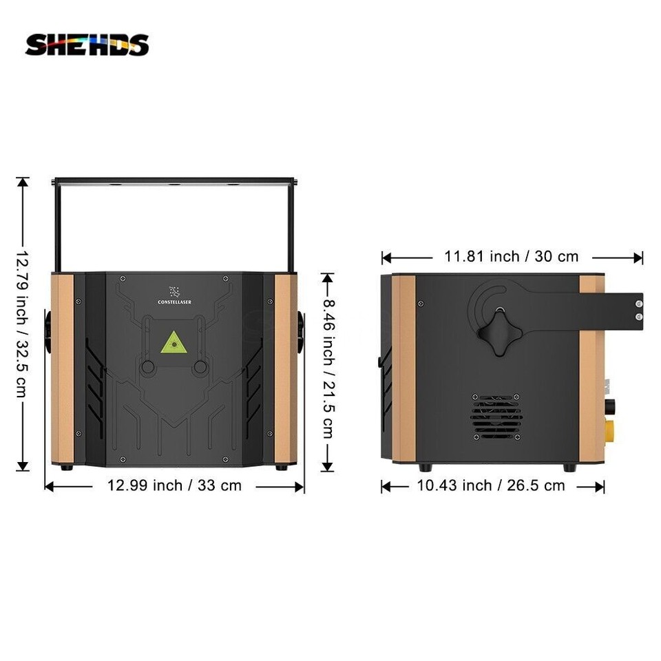 SHEHDS 6W ILDA 3D Animation Laser RGB Full Color Light Projecte Scan | eBay