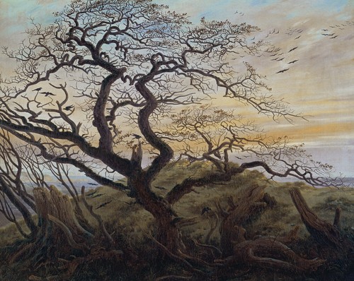 Caspar David Friedrich : "The Tree of Crows" (1822) - Giclee Fine Art ...