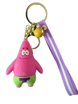Spongebob Squarepants Keychain (Patrick) with bell and wrist strap | eBay