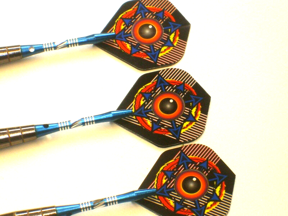 Steel Tip Darts, Used 23 Gram Plated, with New Aluminum Shafts ...